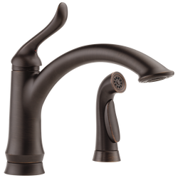 Single Handle Pull-Out Kitchen Faucet in Venetian Bronze 4353-RB-DST ...