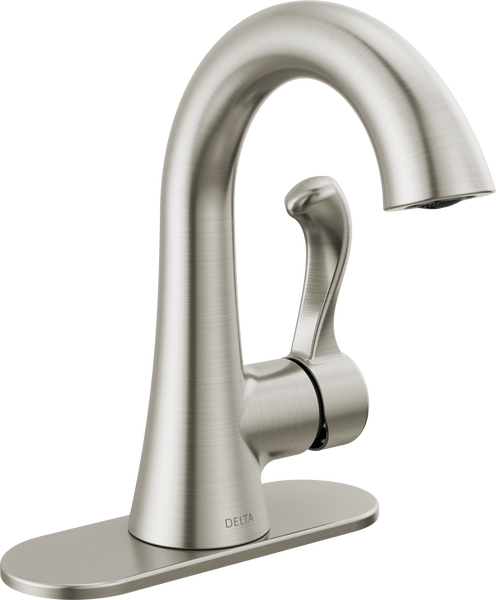 Single Handle Bathroom Faucet in Spotshield Brushed Nickel 15897LF-SP ...