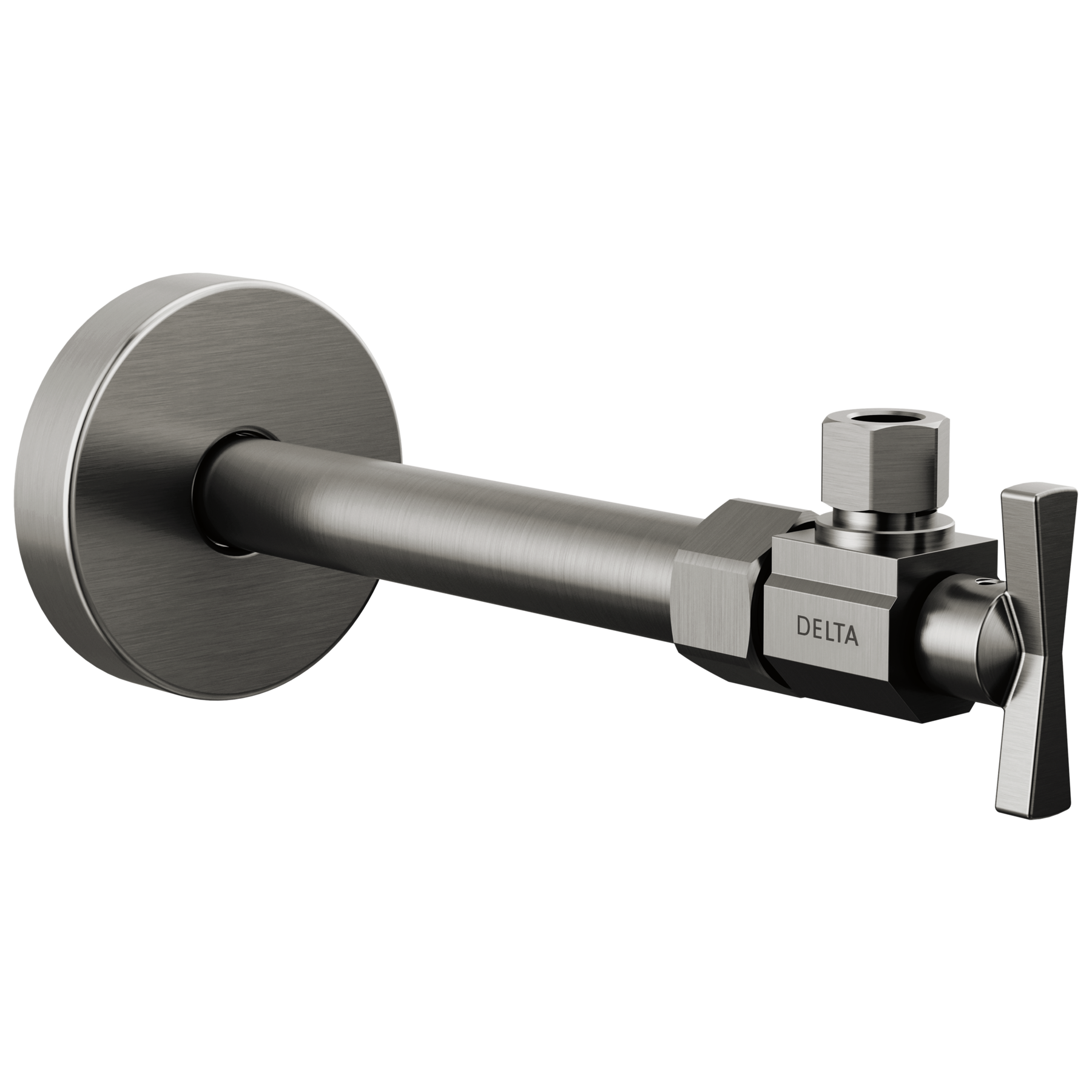 Angled Supply Stop Valve in Black Stainless DT022203-KS | Delta Faucet