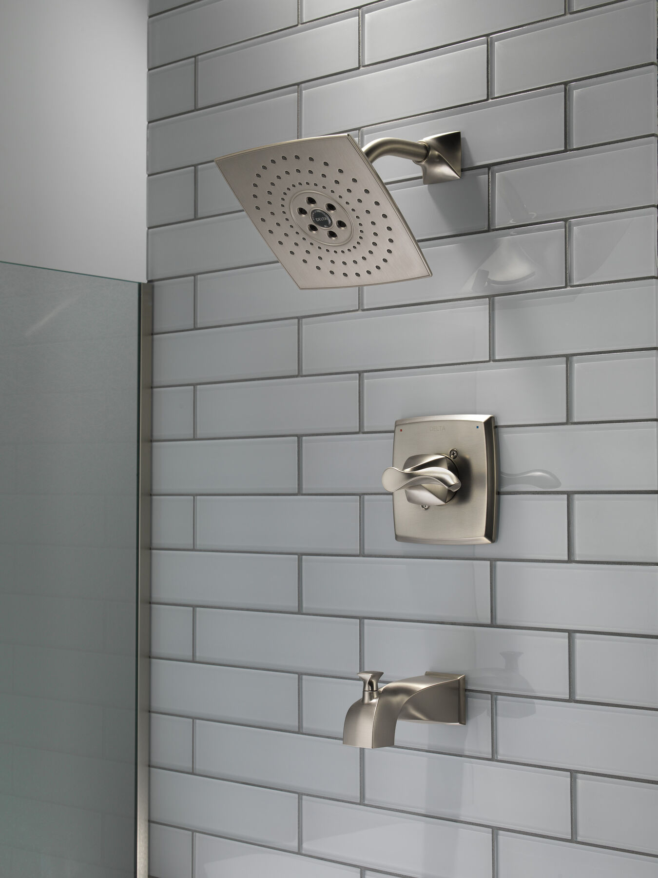 Monitor 14 Series Tub and Shower in Spotshield Brushed Nickel 144741C ...