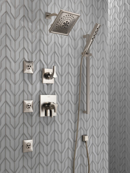 HydraChoice® Square Body Spray Trim in Stainless T50210-SS | Delta Faucet