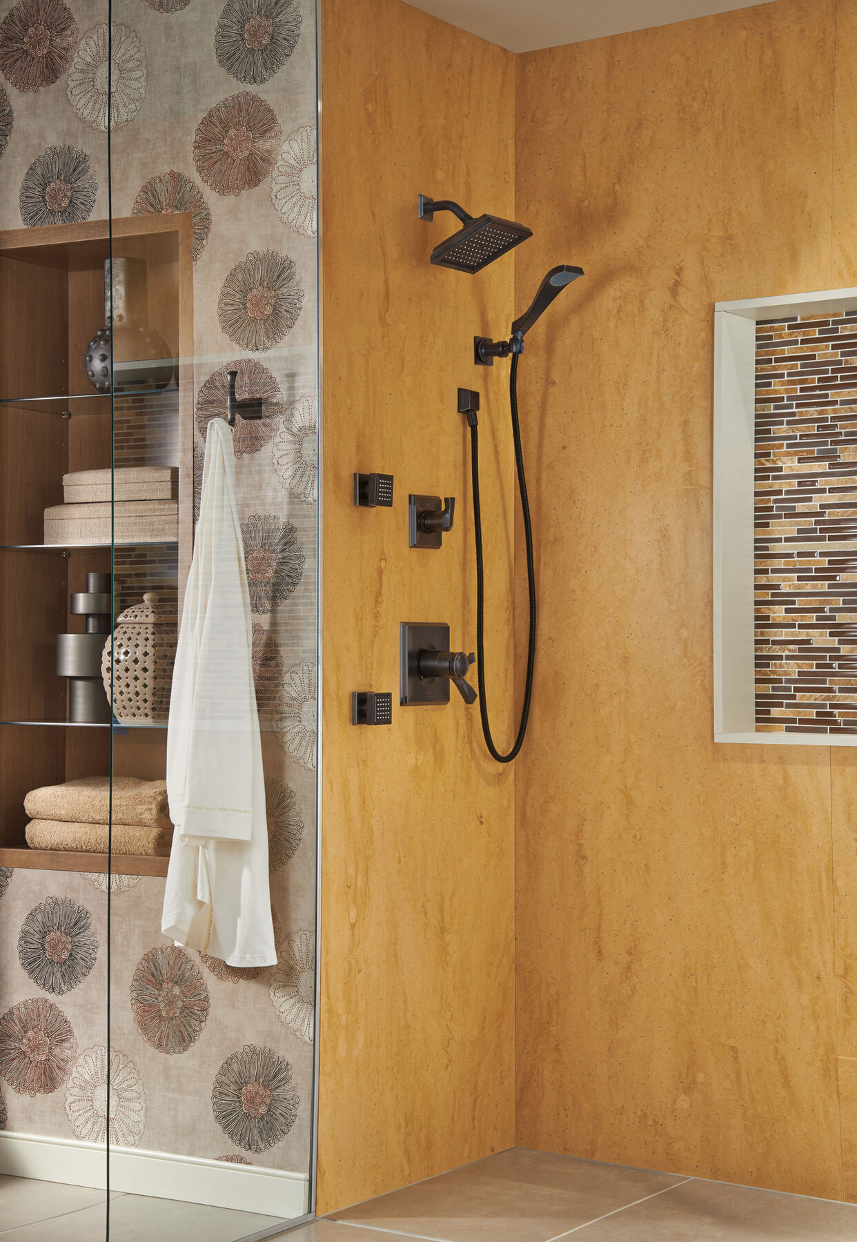 Square Wall Elbow for Hand Shower in Venetian Bronze 50570-RB | Delta ...