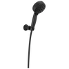 7-Setting Wall Mount Hand Shower with Cleaning Spray in Matte Black ...