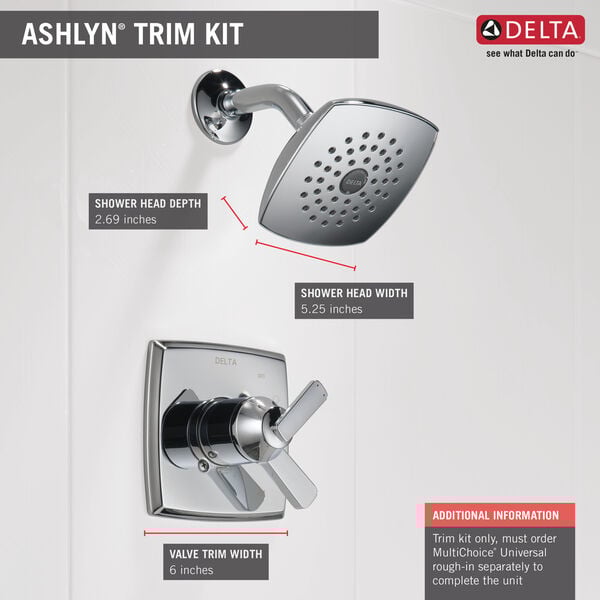 Monitor® 17 Series Shower Trim in Chrome T17264 | Delta Faucet