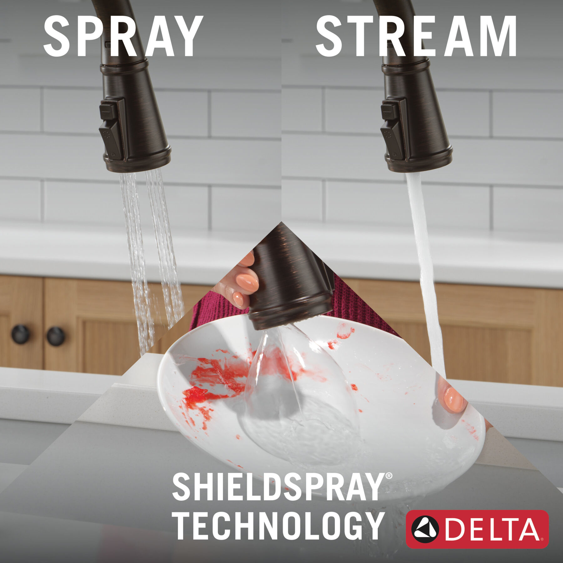 Single Handle Pull-Down Kitchen Faucet with Touch2O® Technology and ...