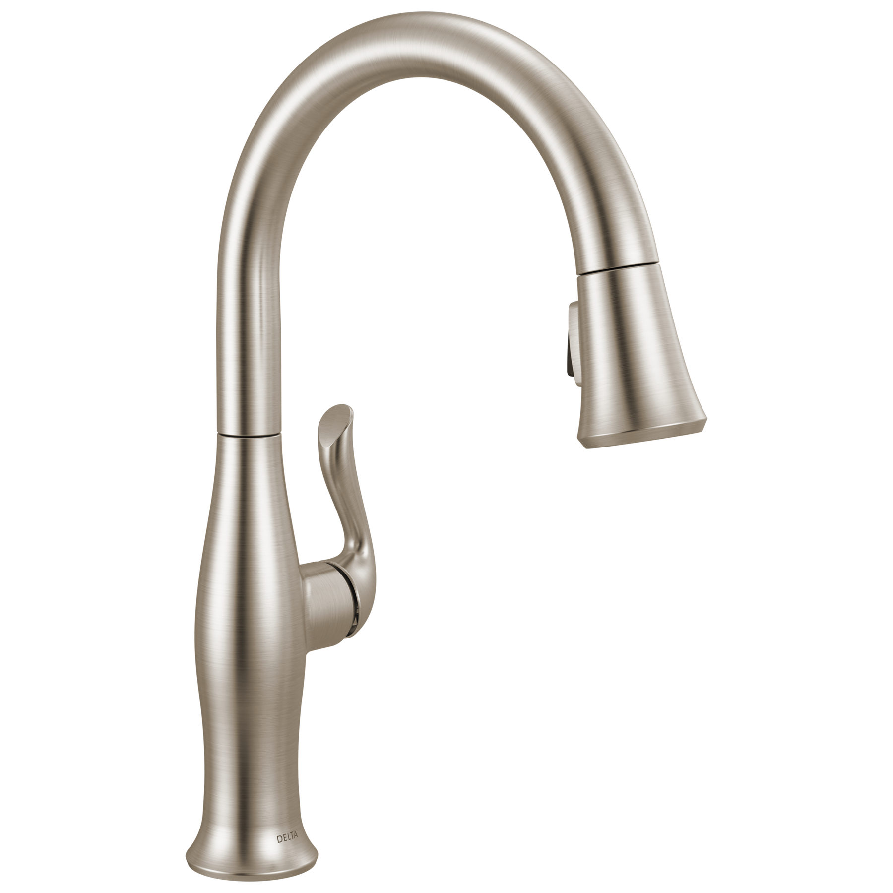 Single Handle Pull-Down Kitchen Faucet in Stainless 19729LF-SS | Delta ...