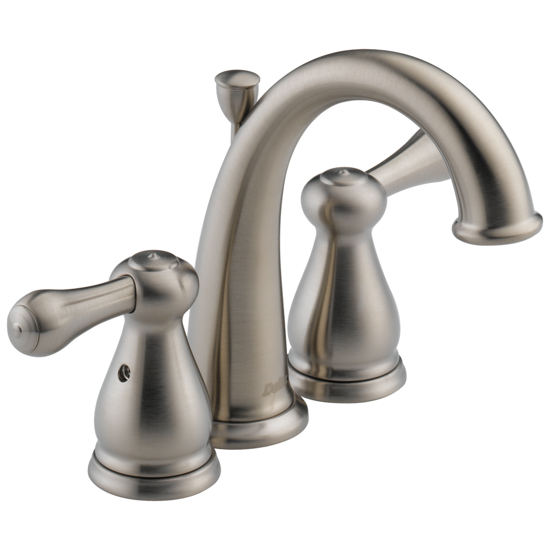 Two Handle Mini-Widespread Bathroom Faucet in Stainless 4575-SS | Delta ...