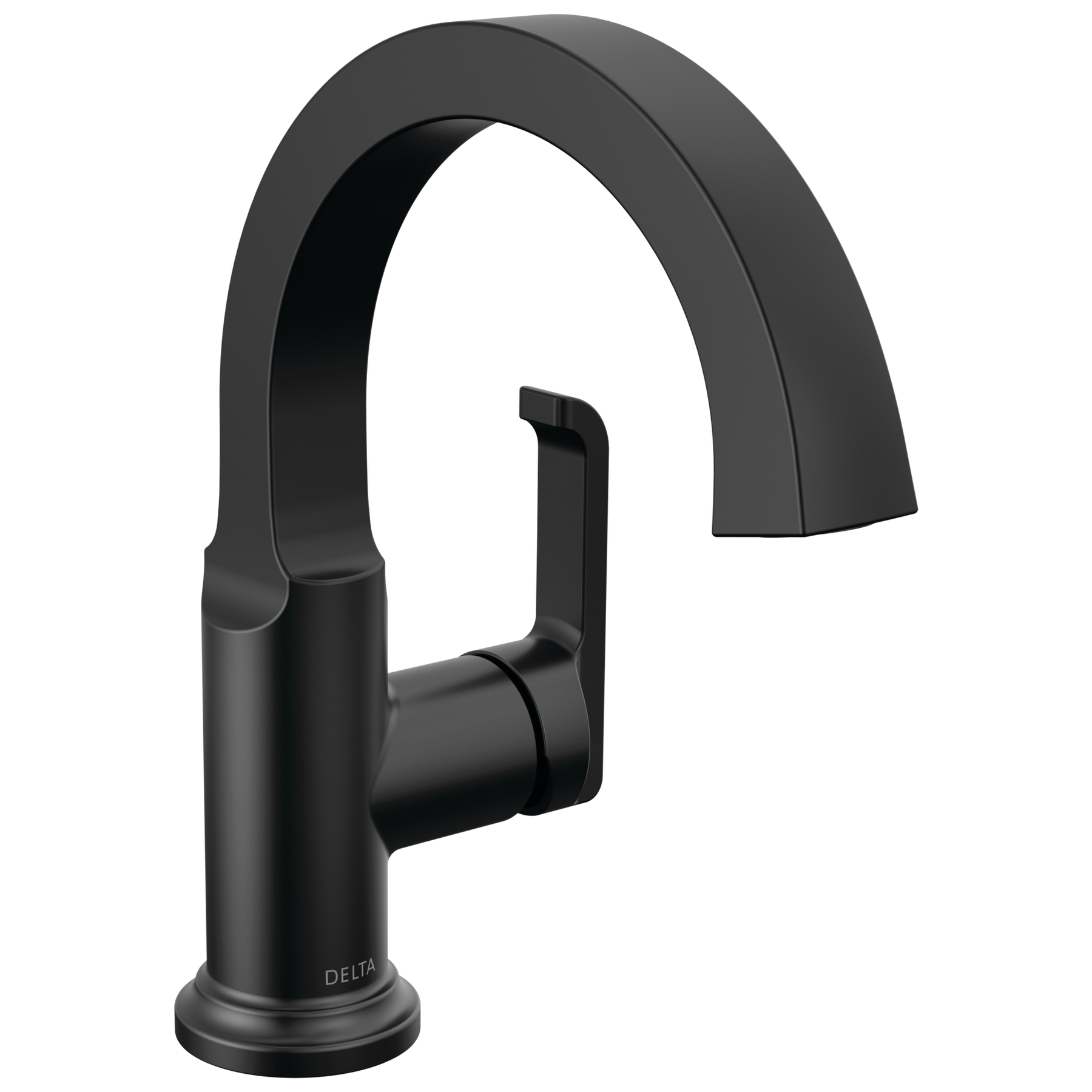 Single Handle Bathroom Faucet in Matte Black 588SH-BL-DST | Delta Faucet