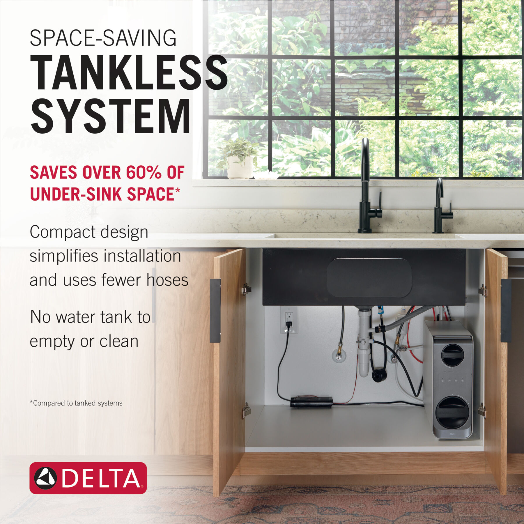 Tankless Under Sink 6-Stage Reverse Osmosis System with Beverage Faucet Bundle in Chrome AVS2 ...