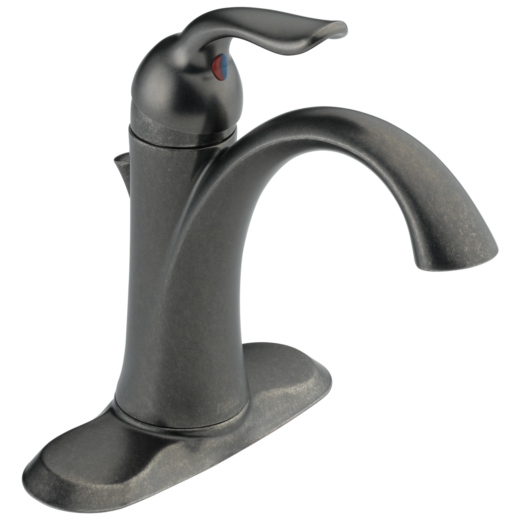 Single Handle Centerset Lavatory Faucet in Aged Pewter 538-PT | Delta ...