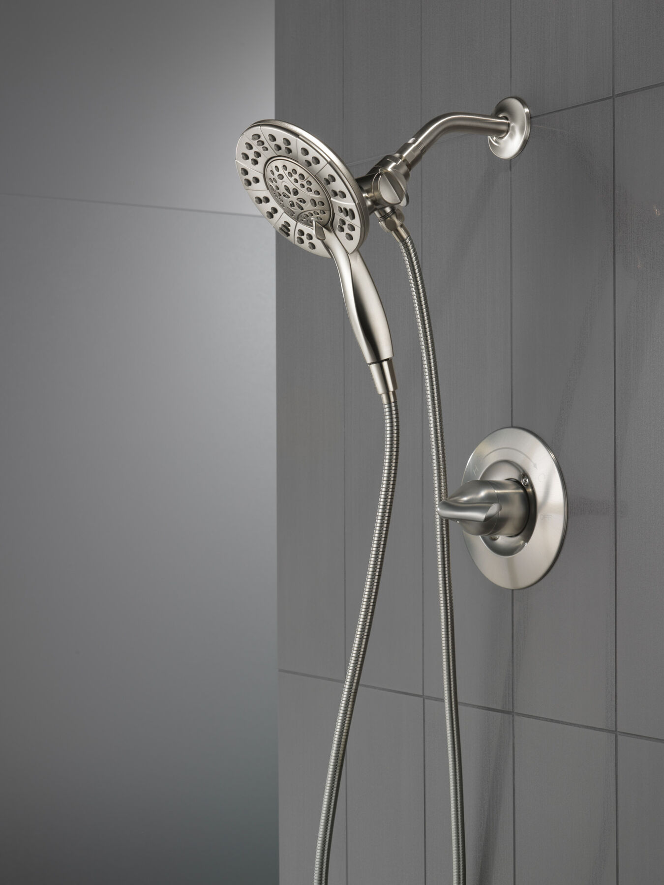 14 Series Shower Trim with In2ition® in Spotshield Brushed Nickel ...