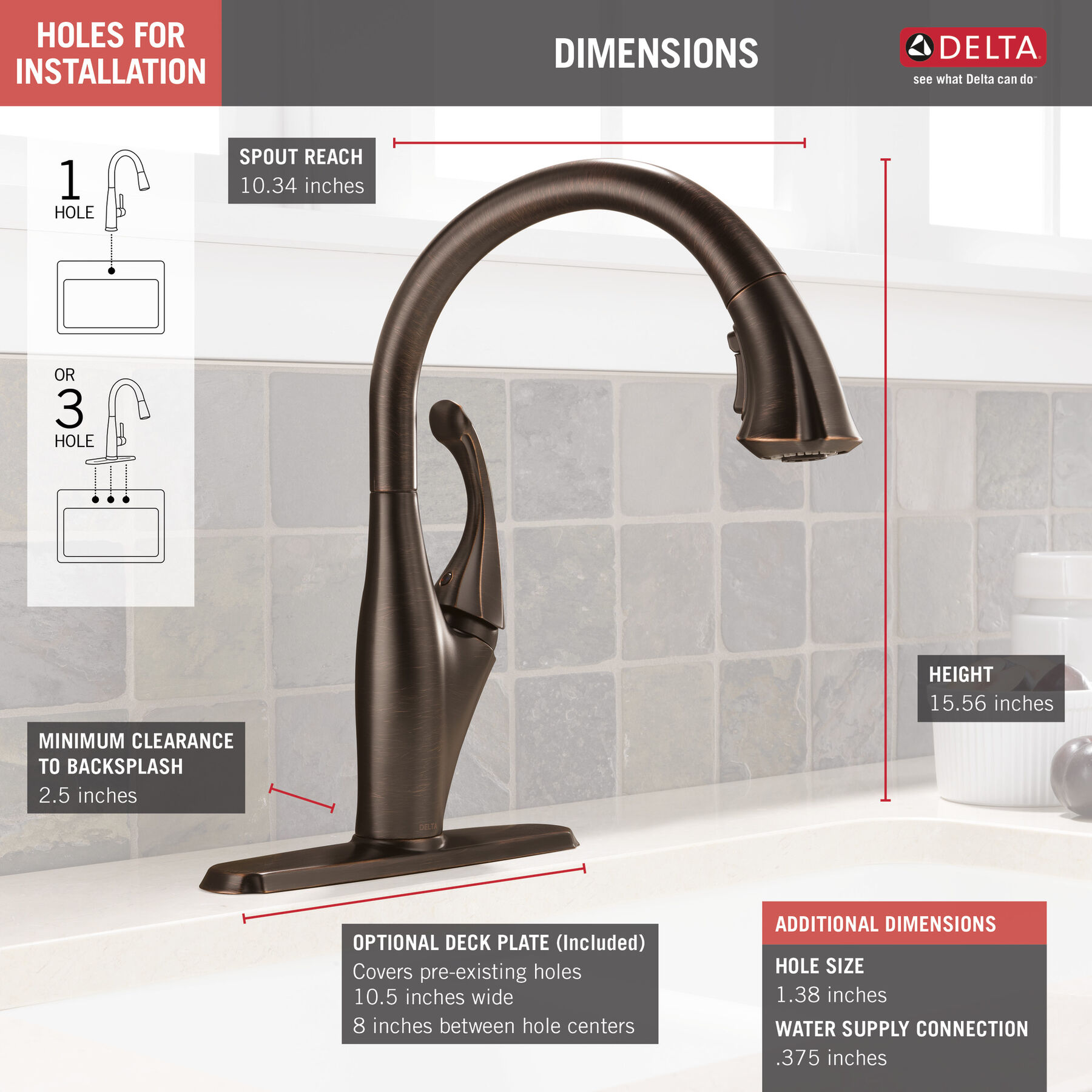 Single Handle Pull-Down Kitchen Faucet with ShieldSpray® Technology in ...