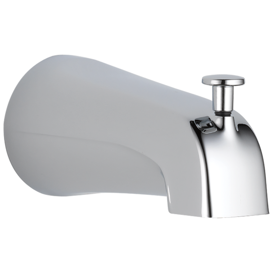 Tub Spout - Pull Up Diverter in Matte Black RP101727BL | Delta Faucet