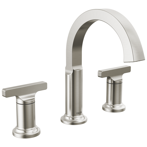 Two Handle Widespread Bathroom Faucet (Recertified) in Lumicoat® Stainless 355887-SS-PR-DST-R ...