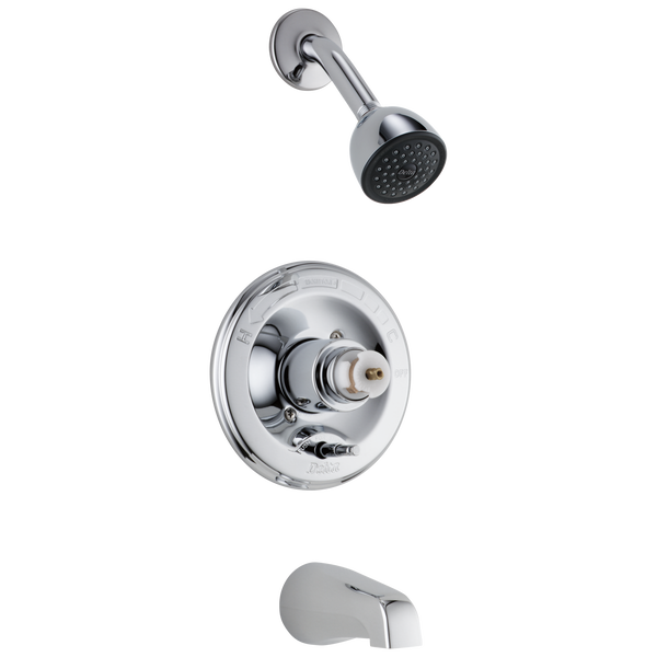 Monitor® Tub & Shower Faucet in White 1438-CWHWSLHP | Delta Faucet