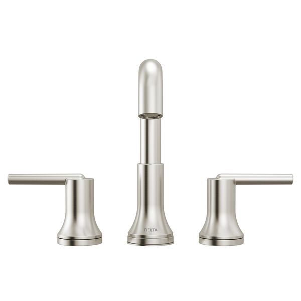 Two Handle Widespread Bathroom Faucet in Stainless 3554-SSMPU-DST | Delta Faucet