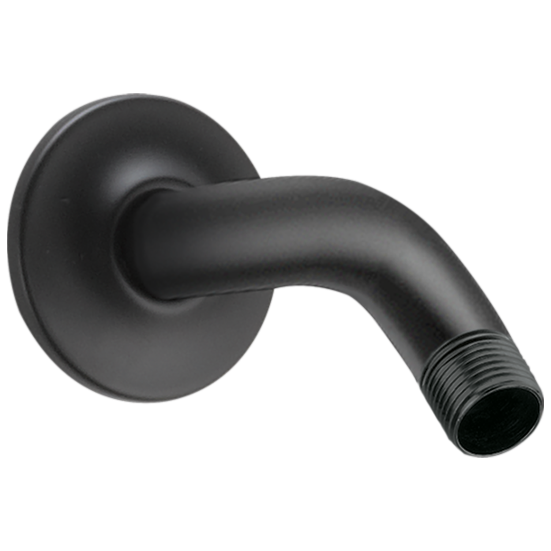 Shower Arm & Flange in Matte Black U4993-BL | Delta Faucet