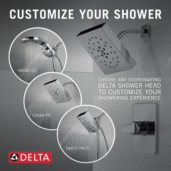 Monitor 14 Series Tub & Shower - Less Head in Chrome T14437-LHD | Delta ...