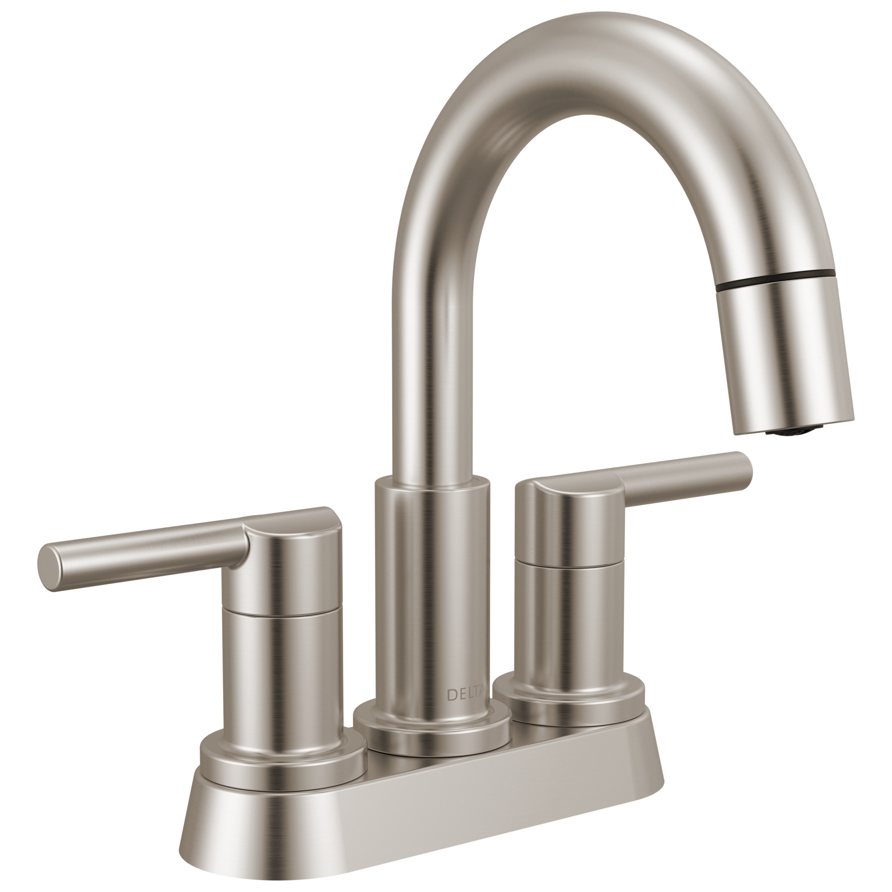 Two Handle Centerset Pull-Down Bathroom Faucet in Stainless 25749LF ...