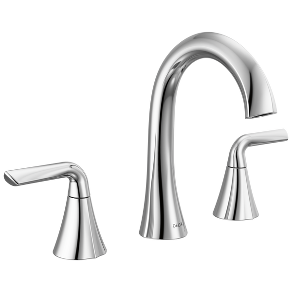 Two Handle Widespread Bathroom Faucet in Chrome 35847LF | Delta Faucet