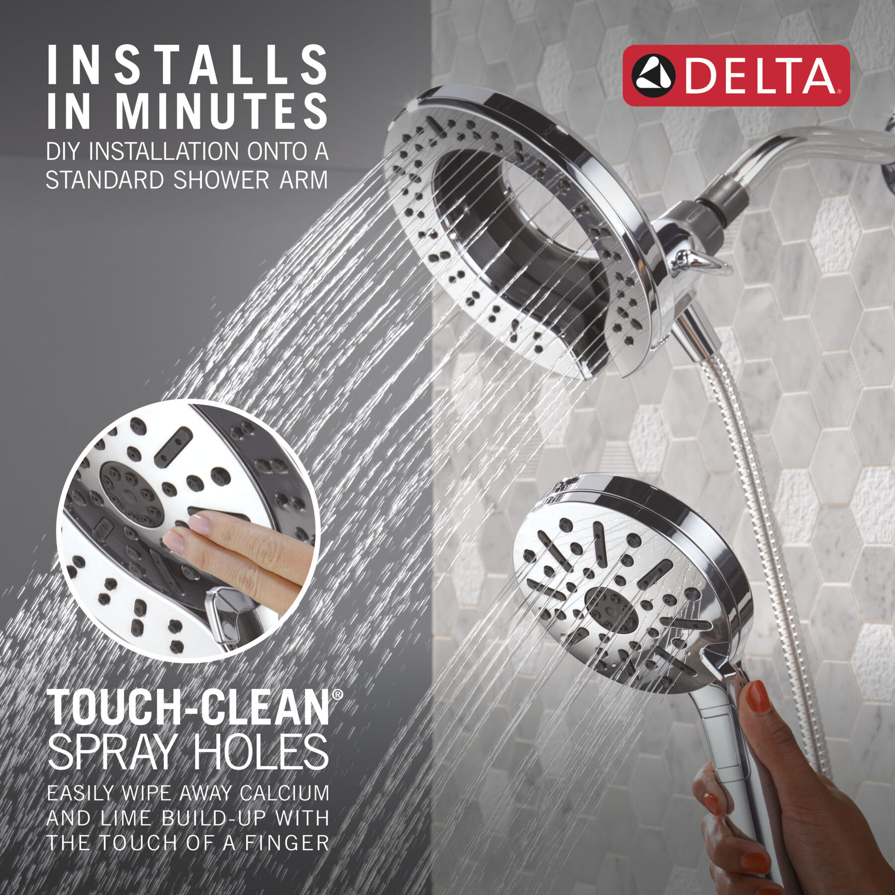 6-Setting In2ition® with ProClean™ in Chrome 75654 | Delta Faucet