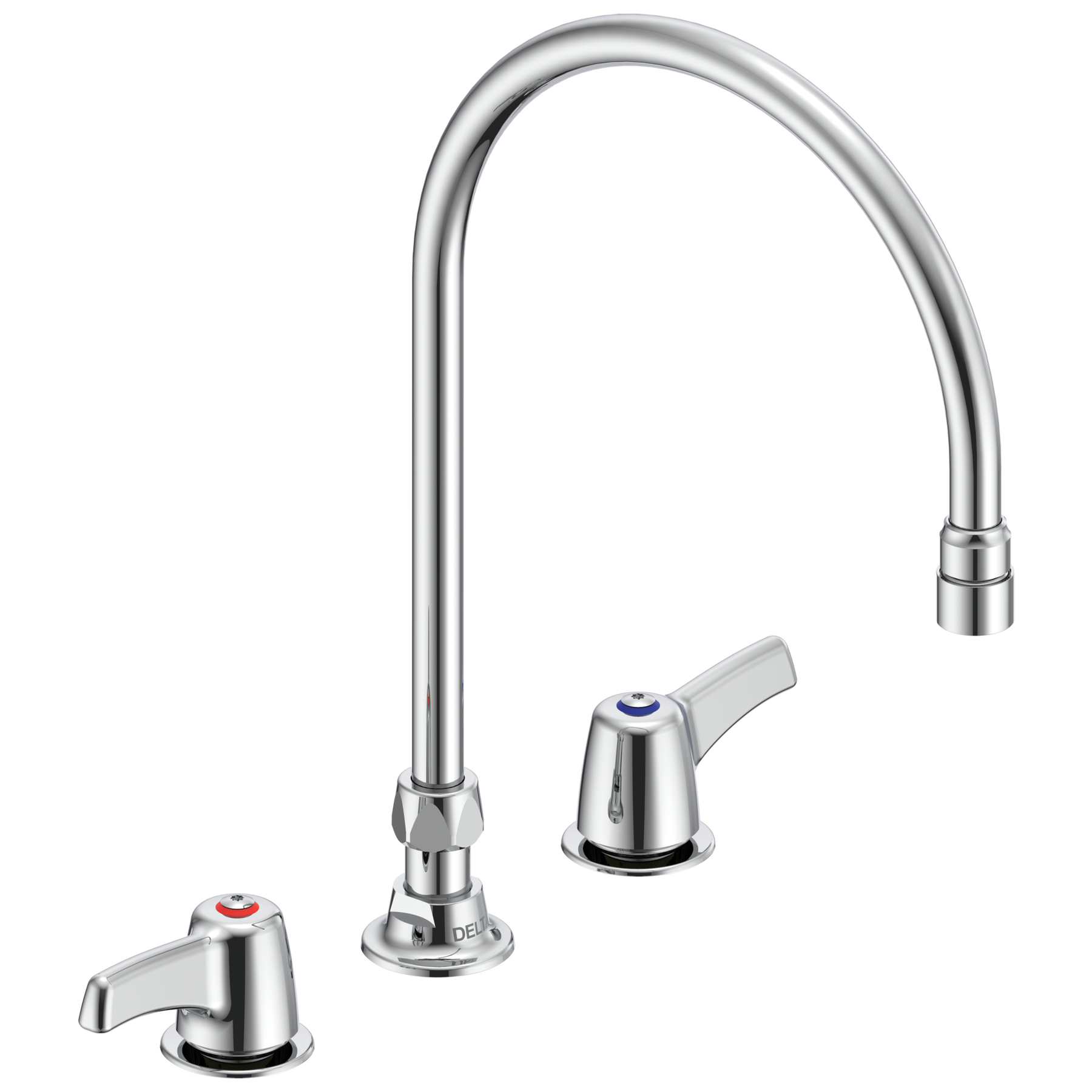 Two Handle 8 In Below Deck-Mount Faucet in Chrome 27C2933-R7 | Delta Faucet