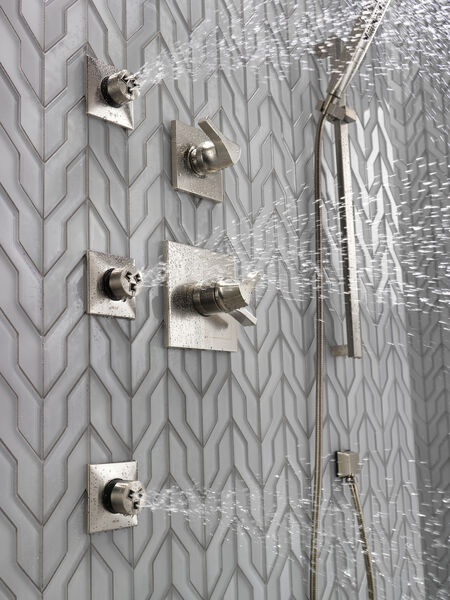 HydraChoice® Square Body Spray Trim in Stainless T50210-SS | Delta Faucet