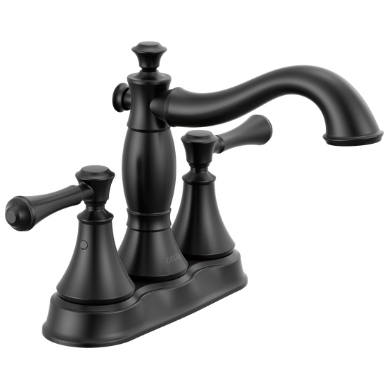 Two Handle Centerset Bathroom Faucet in Matte Black 2597LF-BLMPU ...