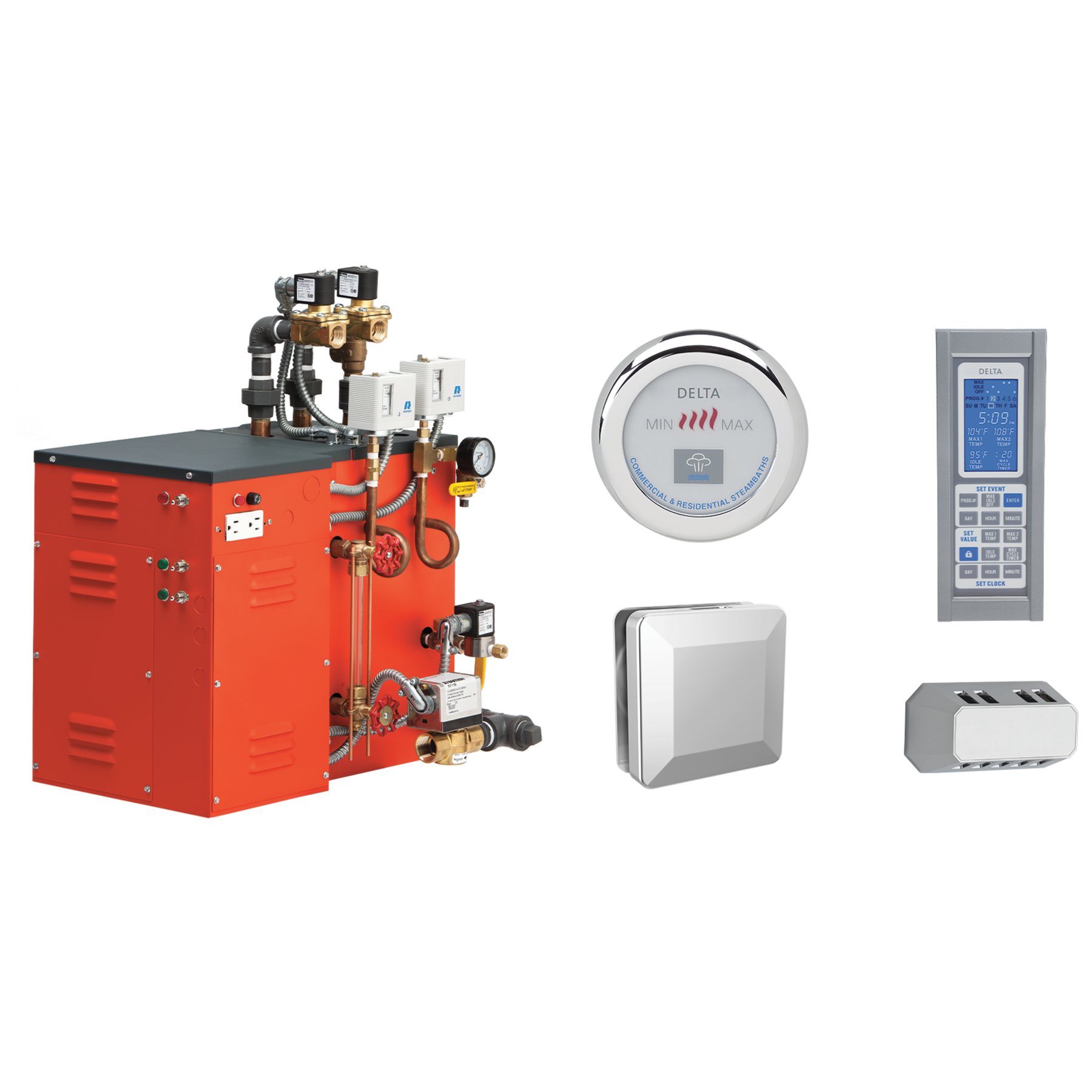 Commercial Generator 18kW 240v 1ph in Chrome 5COM18-PAC-618-240-01 ...