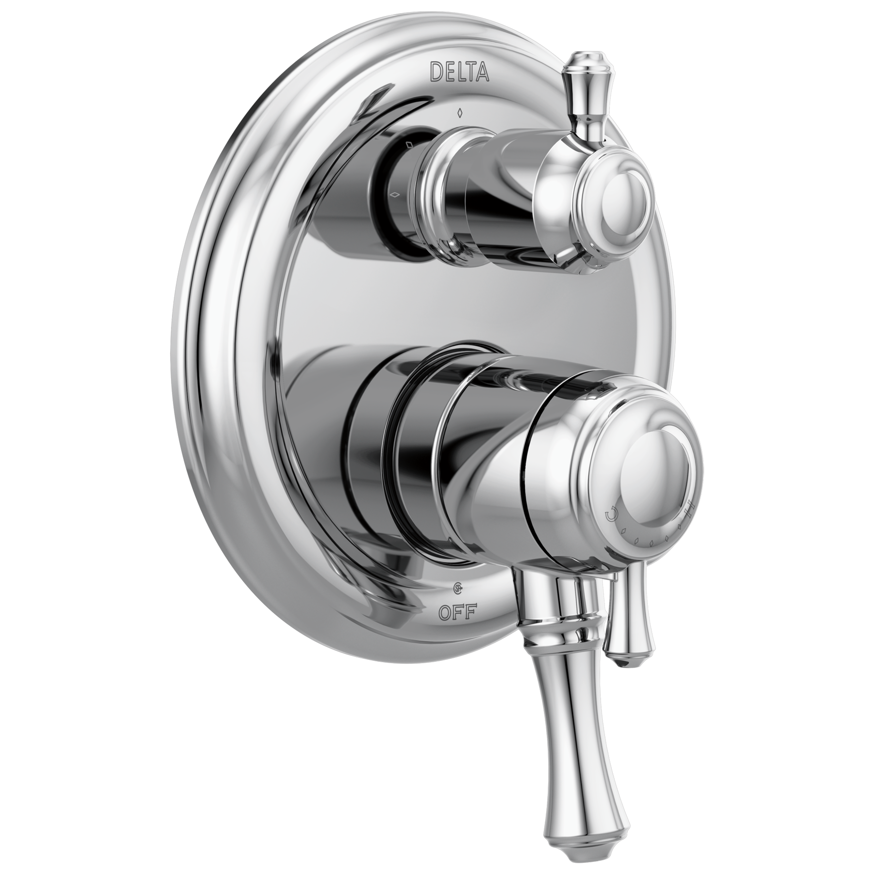 Diverter Trim 3-Setting 2L 17S (Recertified) in Chrome T27897-R | Delta ...