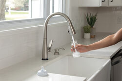Single Handle Pull-Down Kitchen Faucet with Touch2O® Technology in ...