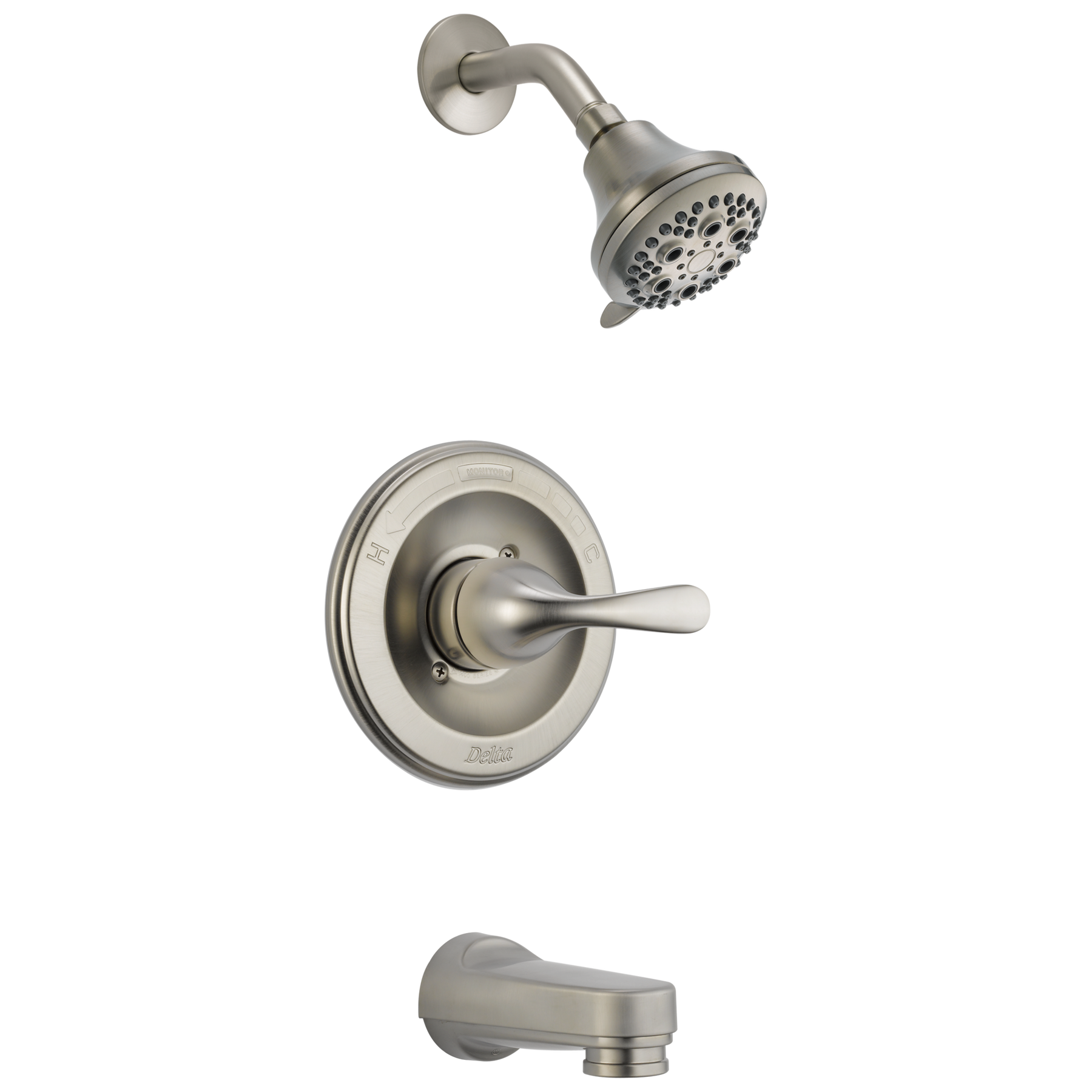 Tub/Shower Trim 1L 13S (Recertified) in Stainless T13420-SSPD-R | Delta ...