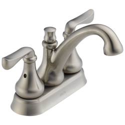 Two Handle Centerset Bathroom Faucet (Recertified) in Stainless B2596LF ...