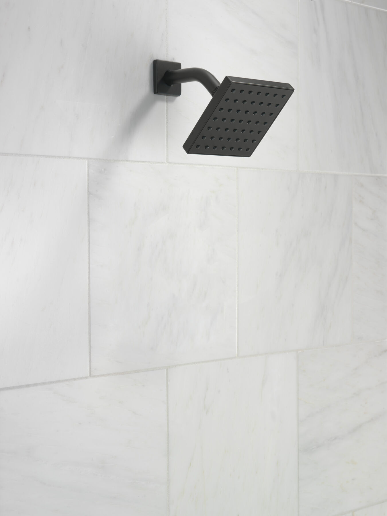 Square Showerhead in Matte Black RP101846BL | Delta Faucet