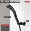 Single-Setting H2Okinetic Wall Mount Hand Shower in Matte Black 55421 ...