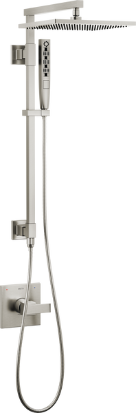 SH 2.5 GPM Raincan 12" 1S Metal (Recertified) in Lumicoat® Stainless ...