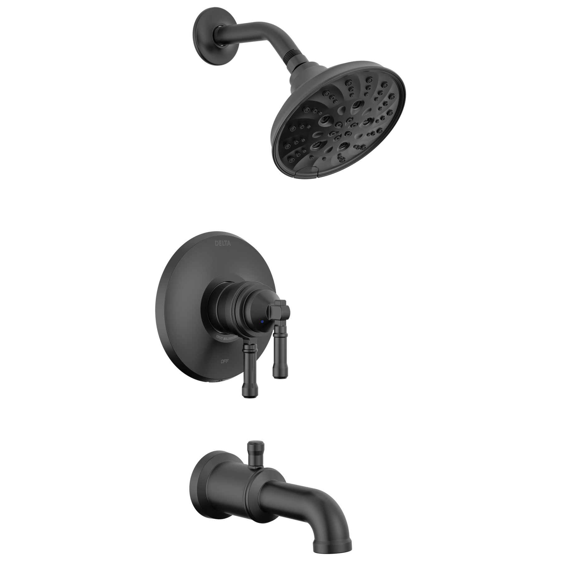 17 Series Tub Shower Trim in Matte Black T17484-BL | Delta Faucet