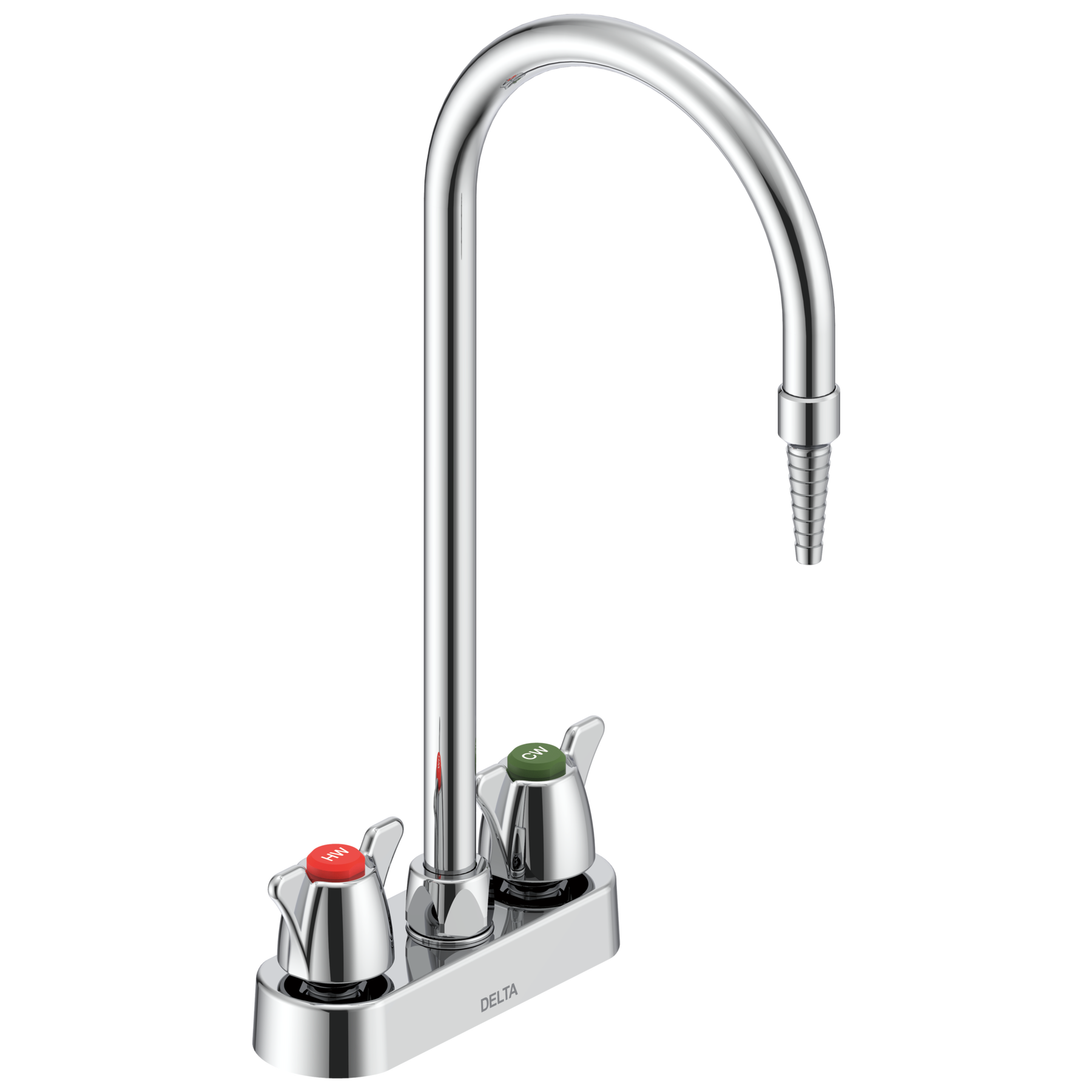 Two Handle 4 In Deck-mount Laboratory Mixing Faucet in Chrome W6720 ...