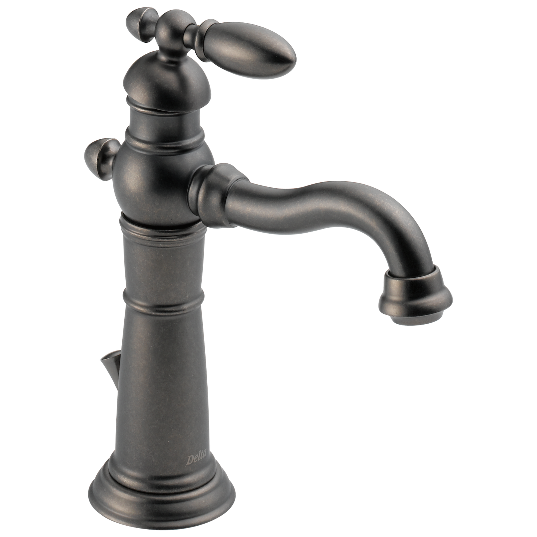 Single Handle Centerset Bathroom Faucet in Aged Pewter 555LF-PT | Delta ...