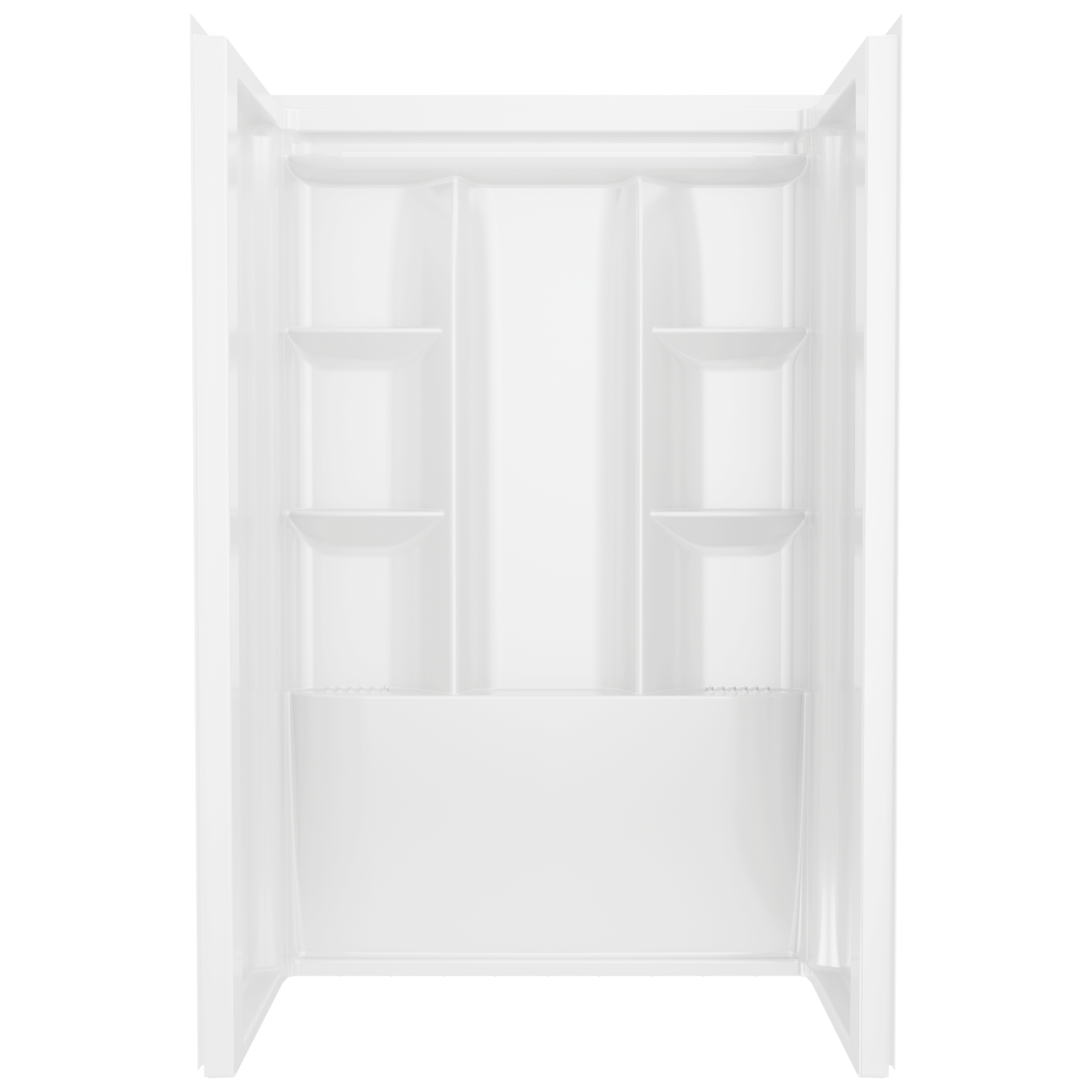 EverEdge Shower Wall 48x34" in High Gloss White B12207-4834-WH | Delta ...