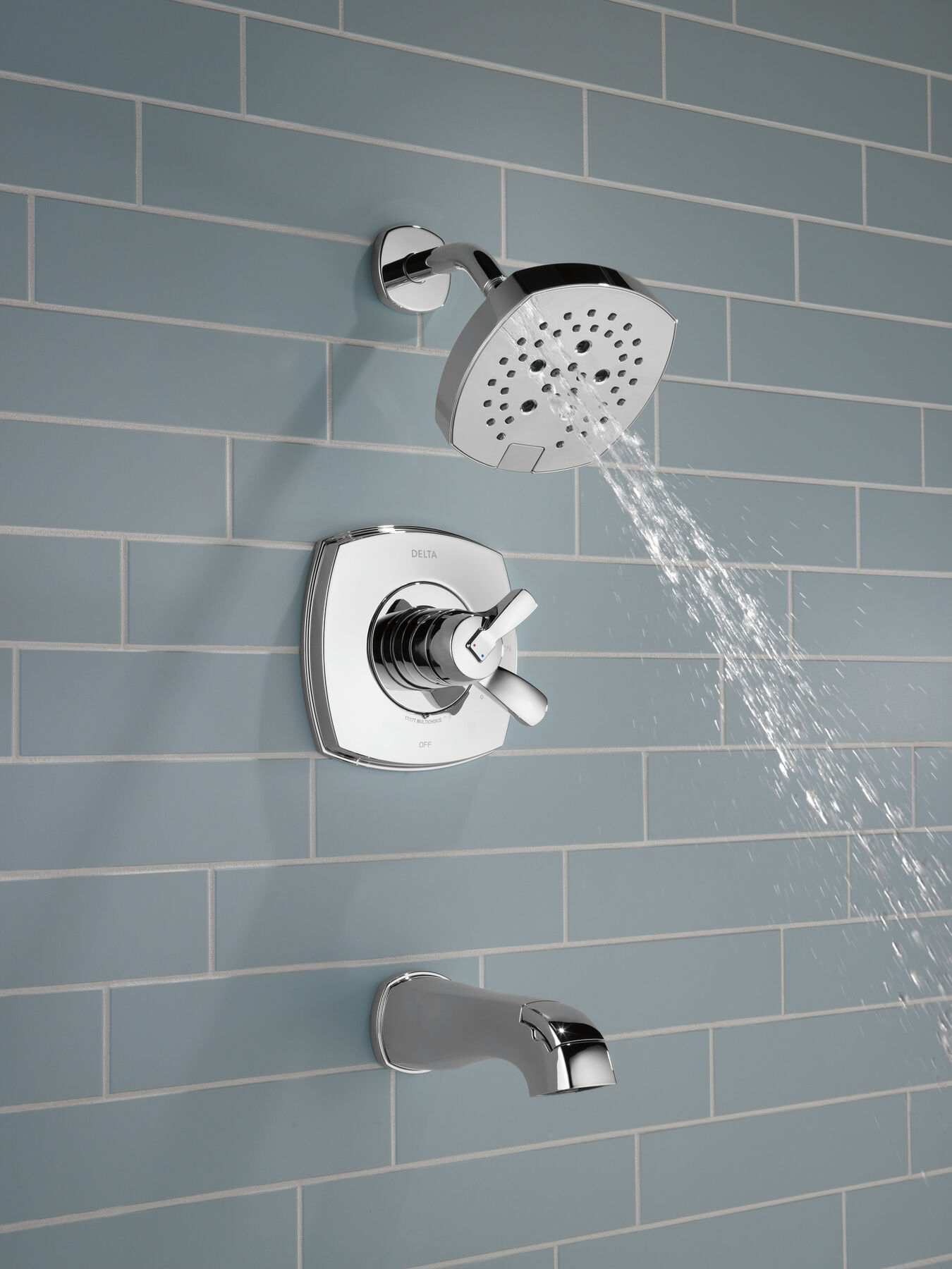 17 Series Tub and Shower Only in Chrome T17476 | Delta Faucet