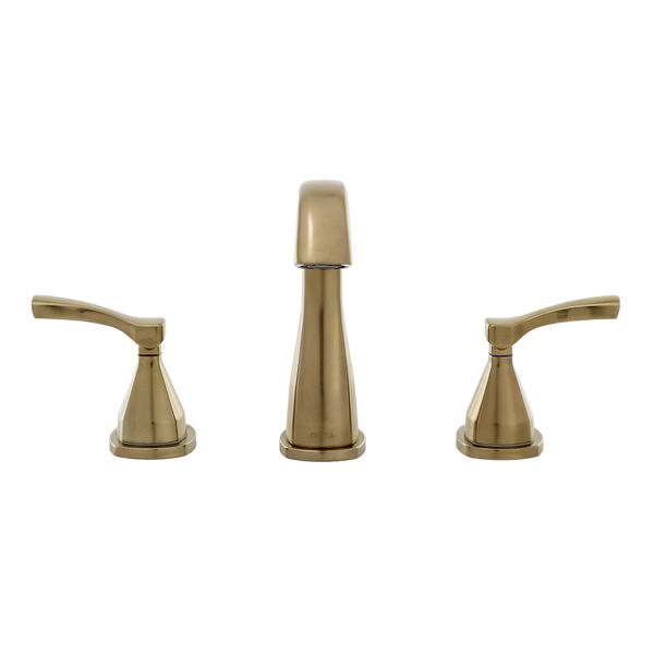 Two Handle Widespread Bathroom Faucet in Lumicoat® Champagne Bronze 35776-CZ-PR-MPU-DST | Delta ...