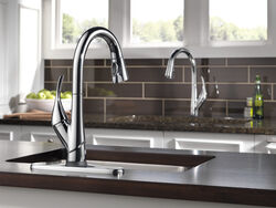 Single-Handle Pull-Down Kitchen Faucet in Chrome 19802Z-DST | Delta Faucet