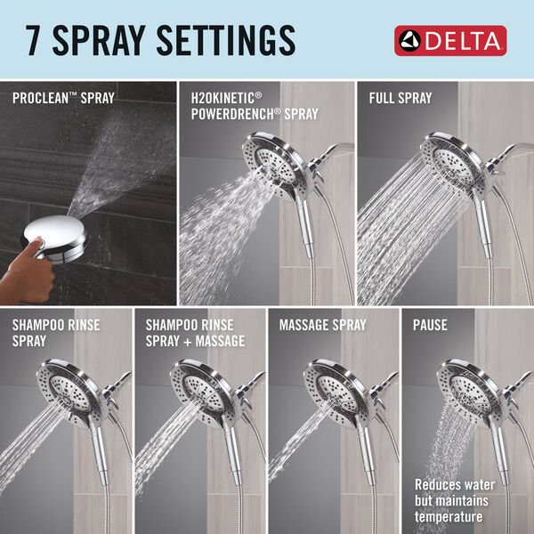 7-Setting In2ition® with ProClean™ in Lumicoat® Chrome 58651-PR25 ...