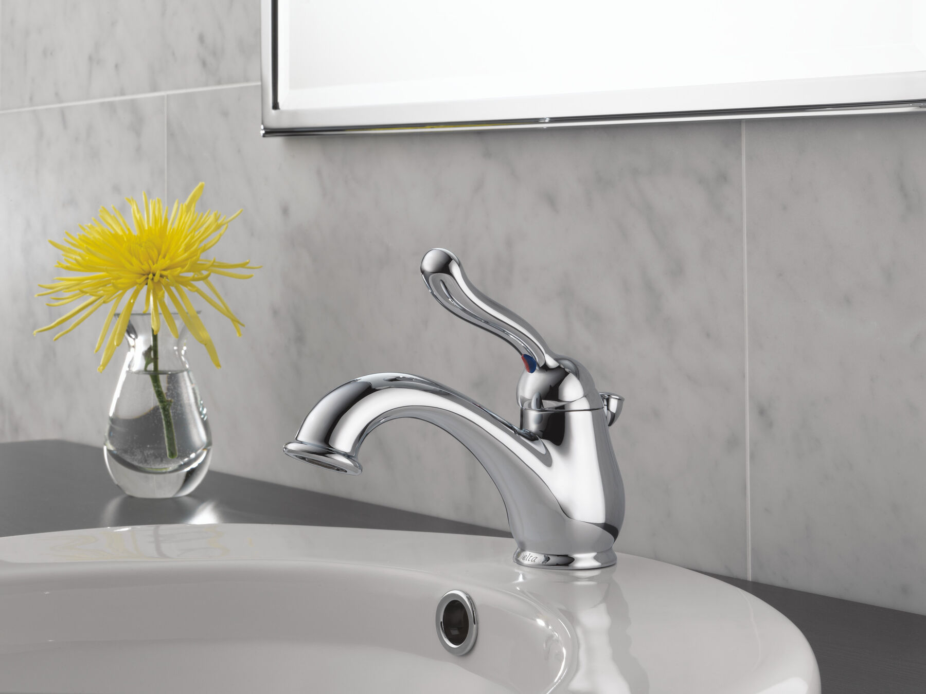 Single Handle Lavatory Faucet in Chrome 578-DST | Delta Faucet