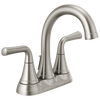 Two Handle Centerset Bathroom Faucet in Stainless 2533LF-SSMPU | Delta ...