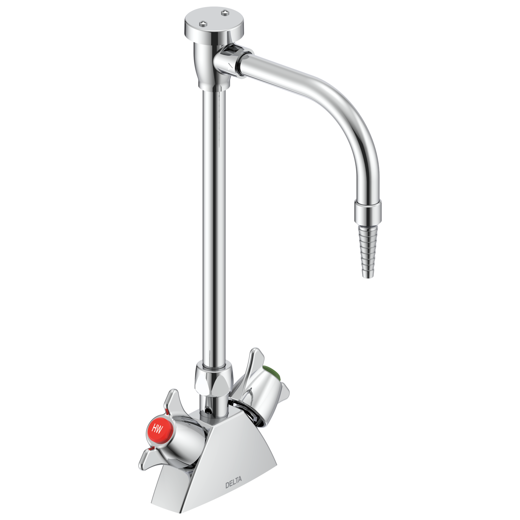 Two Handle Deck-mount Laboratory Mixing Faucet in Chrome W6700-10 ...