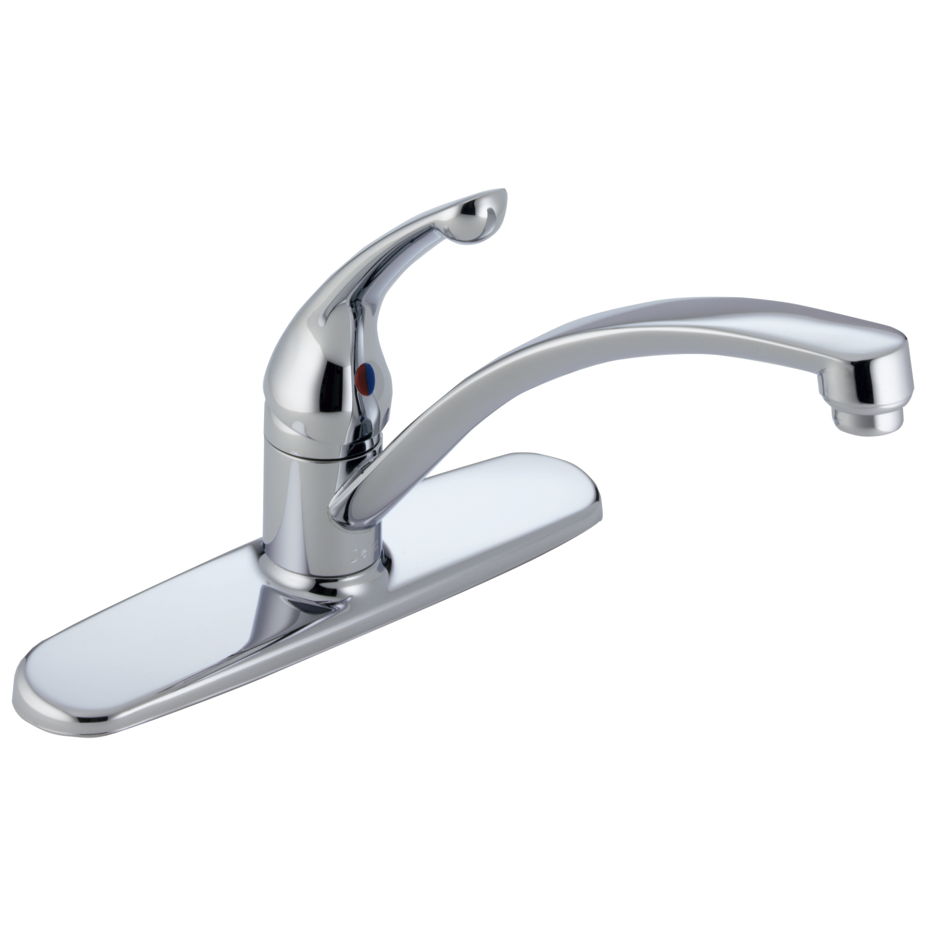 Single Handle Kitchen Faucet in Chrome 140-WF | Delta Faucet