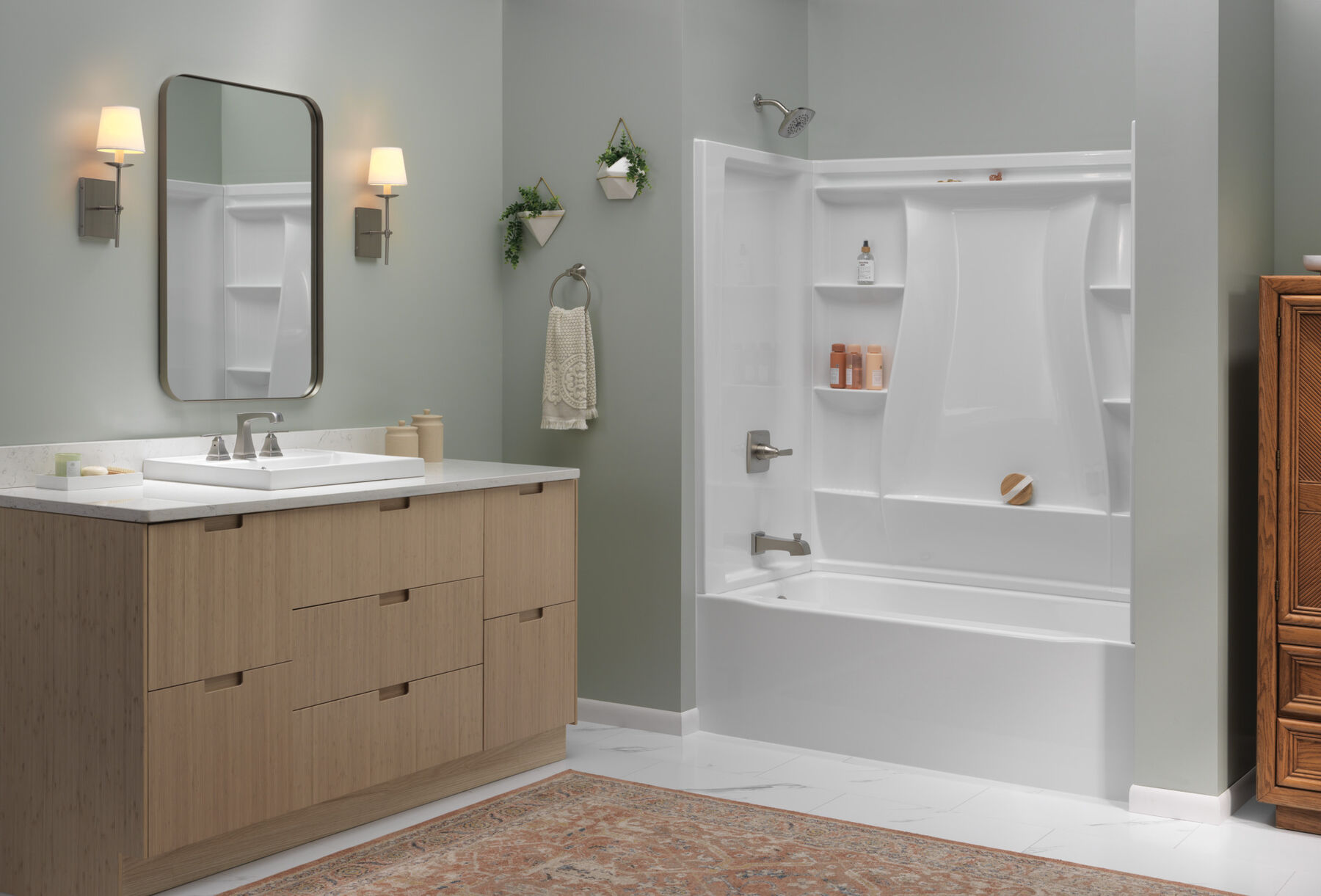 Classic 500 Bathtub 60"x32" Left Drain in High Gloss White B23605-6032L ...
