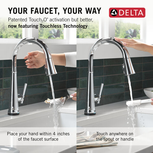 Touch2O® Technology Kitchen Faucet with Touchless Technology in ...
